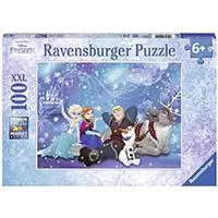 Ravensburger puzzle Dečije puzle - XXL - Disney - Frozen - Frozen Ice Magic - Ledena čarolija 100 delova RA10911