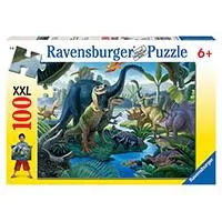 Ravensburger puzzle Dečije puzle - XXL - 1:1 - Dinosaurusi - Land of The Giants - Zemlja reptila 100 delova RA10740