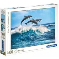 Clementoni Puzzle 500 delova Delfini 35055