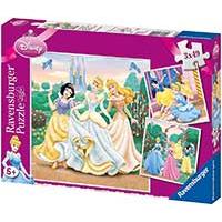 Puzzle 3x49 delova Disney Princesses Ravensburger 09411