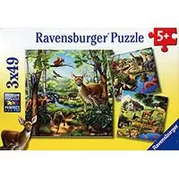 Ravensburger puzzle Dečije puzle - 3x49 - Životinje - Animals 3x49 delova RA09265