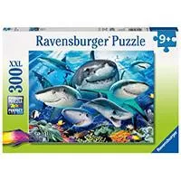 Ravensburger puzzle XXL - Životinje - Smiling Sharks 300 delova RA13225