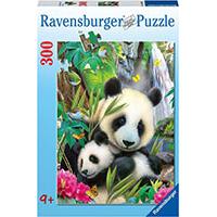 Ravensburger puzzle Životinje - Divlje životinje - Cuddling Pandas 300 delova RA13065