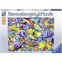 Ravensburger Puzzle 500 delova - Ribe u tropskom saobraćaju 14796