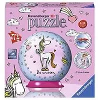 3D Puzle Kugla Be Unicorn - Ravensburger 11841