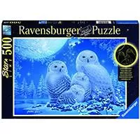 Ravensburger Puzzle 500 delova - Star Line - Sove na mesečini 16595