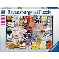 Ravensburger Puzzle 1000 - Vinske etikete 16811