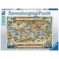 Ravensburger Puzzle 2000 - Oko sveta 16825