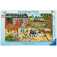 Ravensburger Puzzle 15 delova - Seoski život 06035