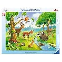 Ravensburger puzzle 30 delova -Zivotinje na potocicu 06138