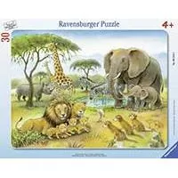 Puzzle slagalica 30 delova Afričke životinje Ravensburger 06146