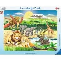 Ravensburger puzzle 36 delova - Africke zivotinje 06071