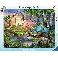 Ravensburger puzzle 45 delova - Mirni dinosaurusi 06633