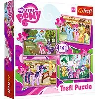 Trefl puzzle 4-u-1 My Little Pony 4 slagalice