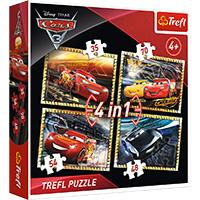 Trefl puzzle 4-u-1 Cars 4 slagalice