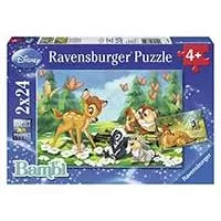 Puzzle 2x24 dela Disney Bambi Ravensburger 08852