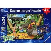 Slagalica Ravensburger 2x24 Knjiga o džungli 08894