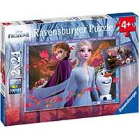 Puzzle 2x24 dela Disney Frozen II Ledene avanture Ravensburger 05010