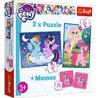 Trefl puzzle 2u1 My Little Pony + igra memorije 90601