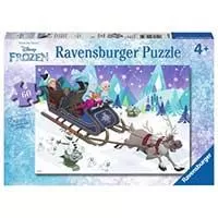 Ravensburger Puzzle Frozen - Luda vožnja 09635