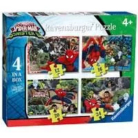 Ravensburger puzzle 72 delova - Spiderman, 4 u 1 06867