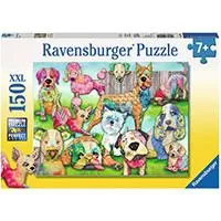 Ravensburger puzzle Dečije puzle - XXL - Životinje - Kučići - Pačvork kuce 150 delova RA10041