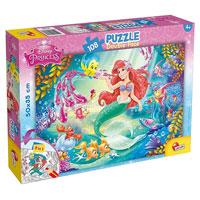 Lisciani Puzzle Mala Sirena složi i oboji 108 delova 32580