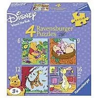 Ravensburger puzzle 43 dela - 4u1 Winnie i druzina, 07123