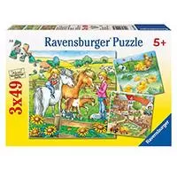 Ravensburger puzzle Dečije puzle - 3x49 - Životinje - Small Animals 3x49 delova RA09293