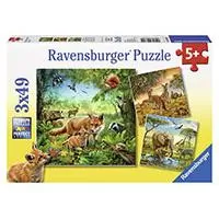 Ravensburger puzzle Dečije puzle - 3x49 - Životinje - Animals of the Earth 3x49 delova RA09330