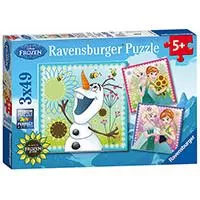 Ravensburger puzzle Dečije puzle - 3x49 - Disney - Frozen - Frozen Fever 3x49 delova RA09245