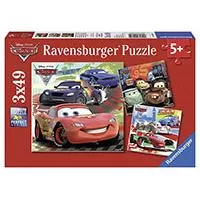 Ravensburger puzzle Dečije puzle - 3x49 - Disney - PIXAR - Cars 2 - Trke 3x49 delova RA09281