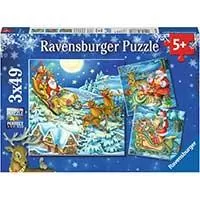 3u1 Puzzle Ravensburger - Novogodišnje čarolije 08032