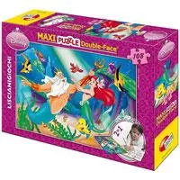 Lisciani Puzzle Maxi Mala Sirena Složi i oboji 2u1 108 delova 31724