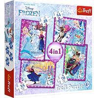 Trefl puzzle 4-u-1 Frozen 4 slagalice