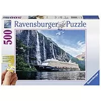 Ravensburger puzzle Mein Schiff 4 in Fjord 500 delova BIGGER PIECES RA13647