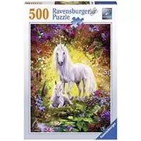 Ravensburger Puzzle 500 delova - Jednorog i ždrebe 14825