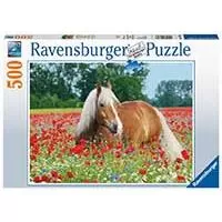 Ravensburger Puzzle 500 delova - Konj u polju maka 14831