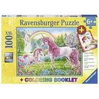 Slagalica Ravensburger + bojanka - Čudesni jednorozi 13698