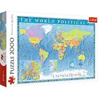 Trefl puzzle Politička mapa sveta 2000 delova