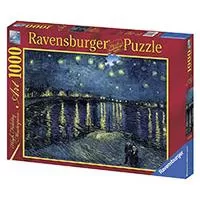 Ravensburger puzzle Art - Vincent Van Gogh - Starry Night Over Rhone 1000 delova RA15614