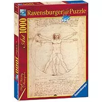 Ravensburger puzzle Art - Leonardo da Vinci - Vitruvian Man 1000 delova RA15250