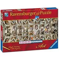 Ravensburger puzzle Art - Sistin Chapel 1000 delova PANORAMA prikaz RA15062