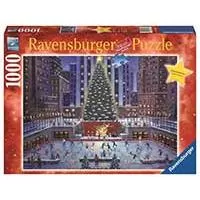 Puzzle 1000 delova - Božić u Njujorku - Ravensburger 19563