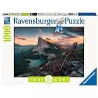 Puzzle 1000 delova Veče pada na Stenovite planine Ravensburger 15011