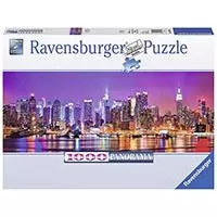 Ravensburger Puzzle 1000 delova - Panorama - Svetla Menhetna 15078