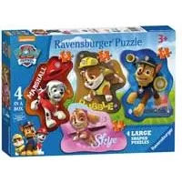 Ravensburger puzzle 52 dela - 4 u 1, Paw patrol 07032