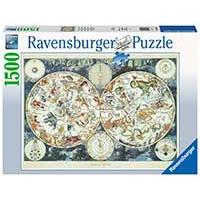 Puzzle Slagalica 1500 Mitološka mapa sveta Ravensburger 16003