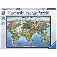 Ravensburger Puzle 2000 delova - Geografska karta sveta 16683