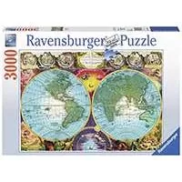 Puzzle 3000 delova - Antička mapa sveta Ravensburger 17074